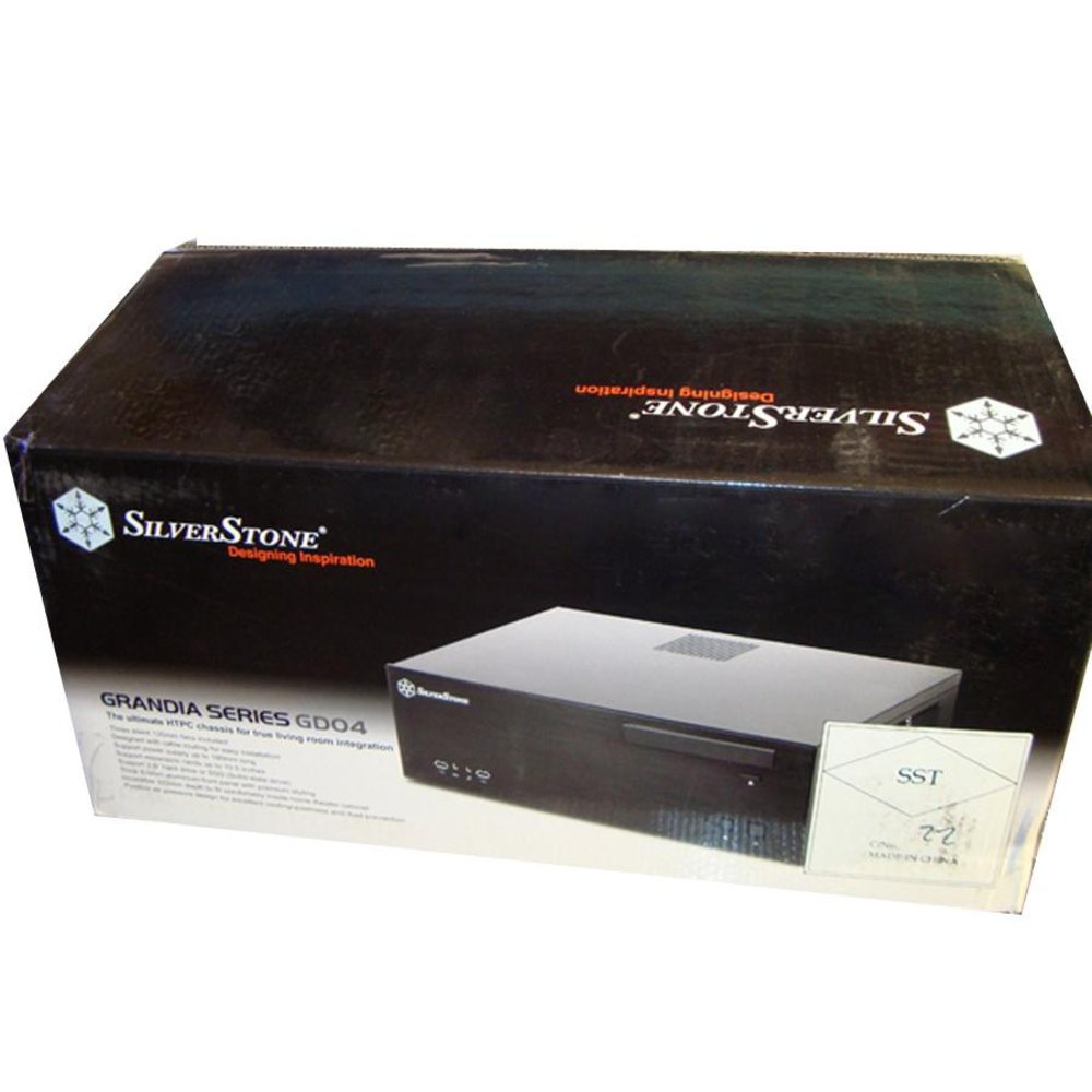 Gabinete Micro ATX (HTPC) - Silverstone Grandia GD04 - Preto - SST ...