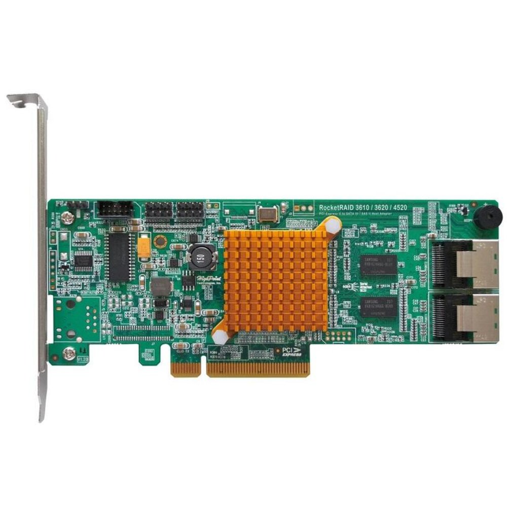 Controladora SATA RAID - PCI-E - Highpoint RocketRAID 3620 - 8 canais - waz