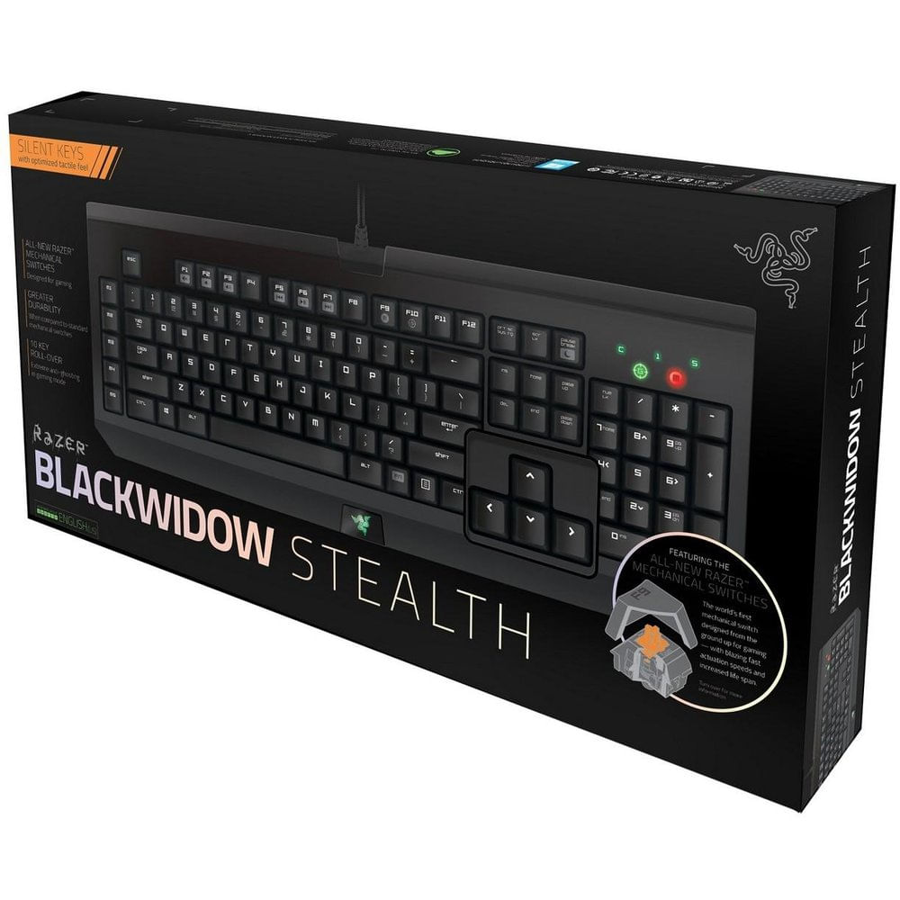 Teclado - USB - Razer Blackwidow Stealth 2014 - Preto - waz