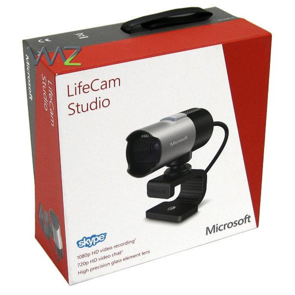 Webcam - USB 2.0 - Microsoft LifeCam Studio - Preta/Prata - Q2F-00013 ...