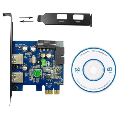 Controladora USB 3.0 - PCI-E - Anker - AK-68UPPCIE-2S20PU - waz