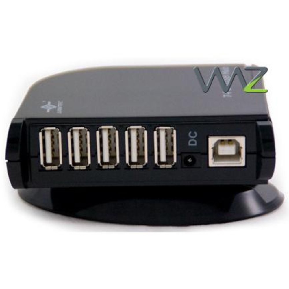 Hub USB 2.0 - 7 portas - Vantec - Preto - UGT-MH507 - waz