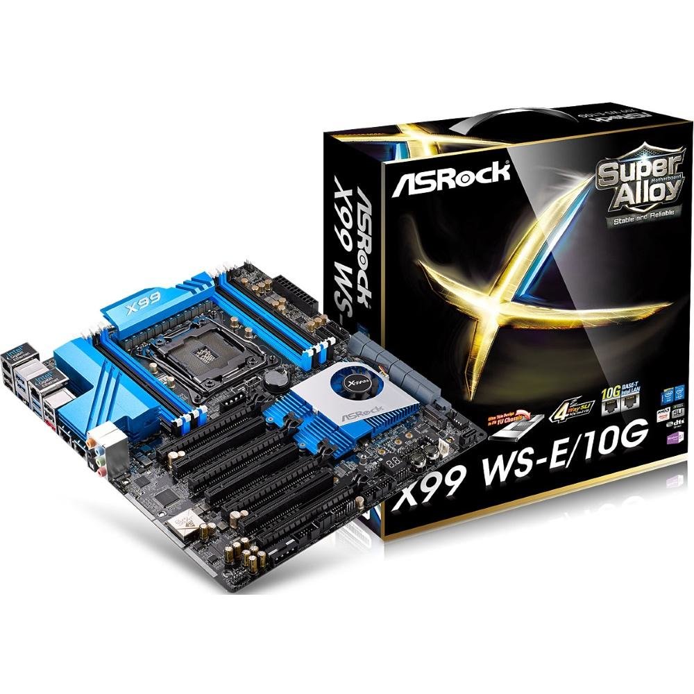 Placa mãe LGA2011 (R3) - ASRock X99 WS-E/10G (E-ATX) - waz