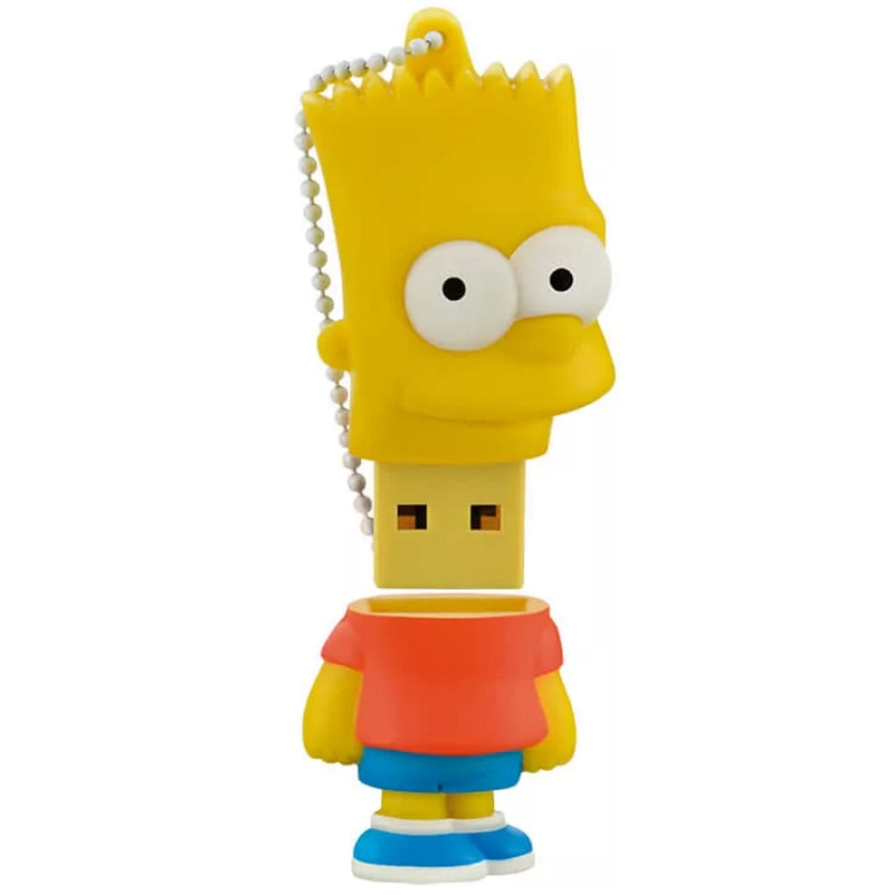 Pendrive USB 2.0 - Simpsons - Bart - 8GB - Multilaser - PD071 - waz