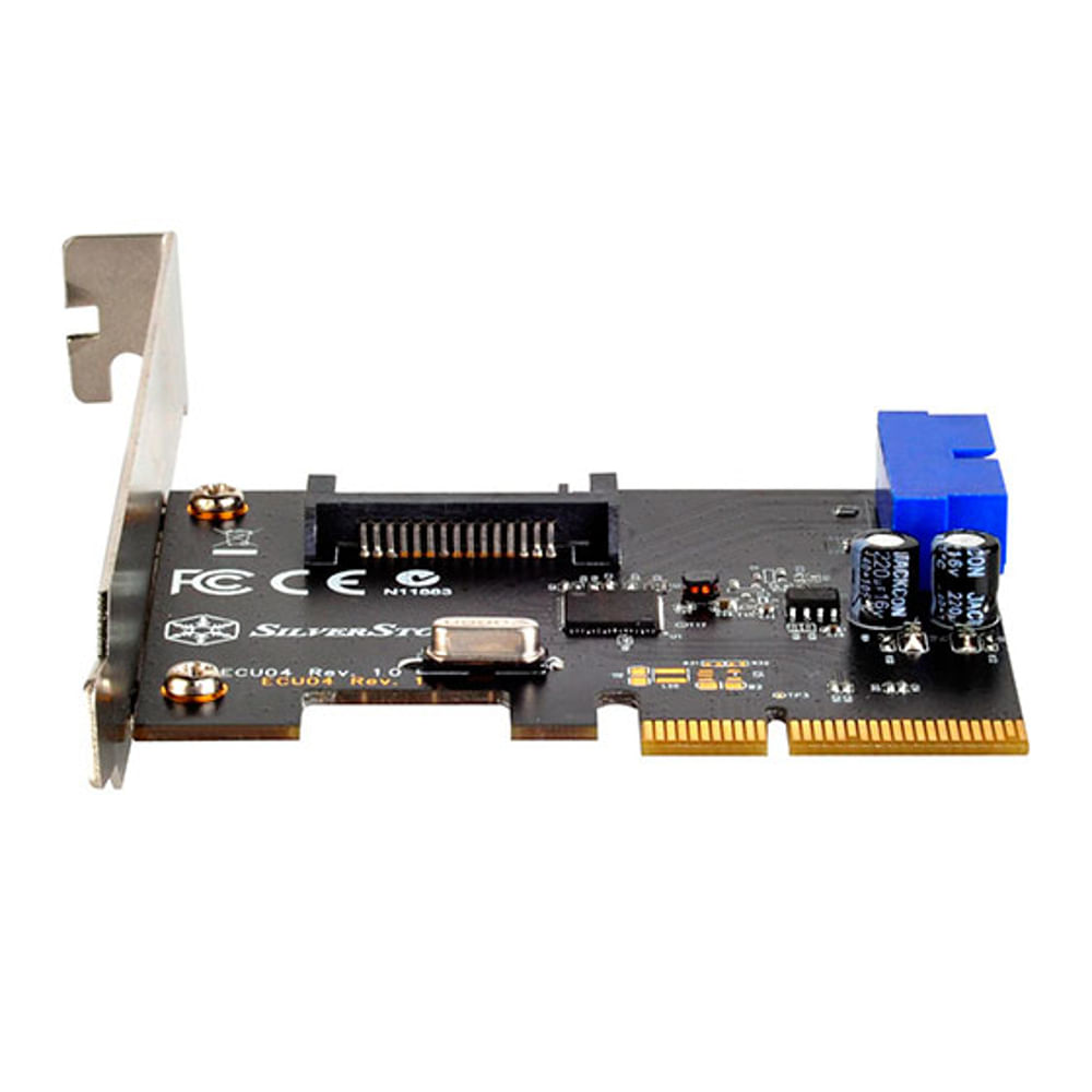 Controladora PCI-E/USB 3.1 interno Silverstone ECU04 - waz
