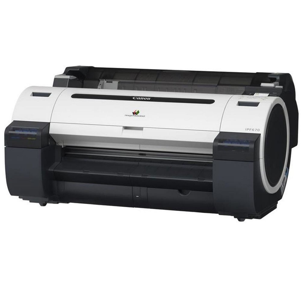 Impressora Plotter Canon 24 polegadas Bivolt - IPF670 - waz