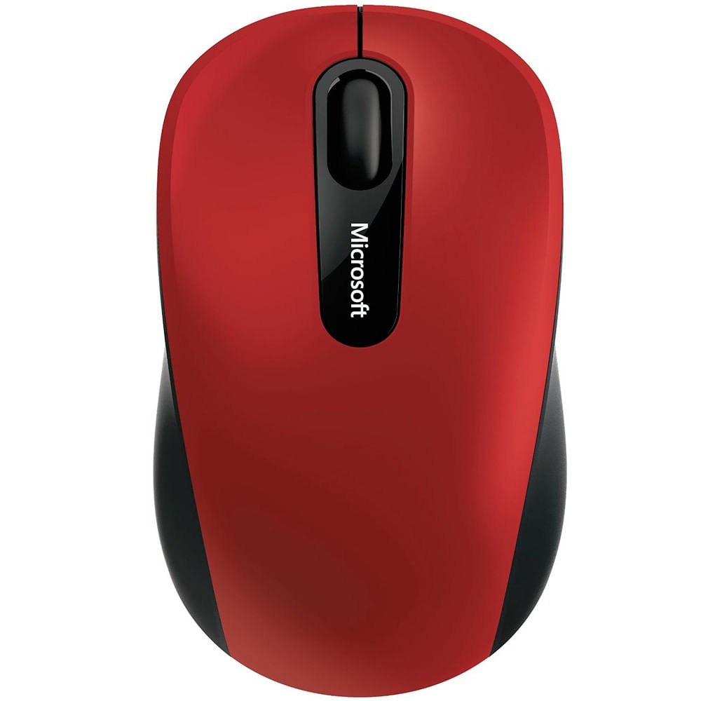 Mouse - Sem fio - Microsoft Bluetooth - Vermelho - PN7-00018 - waz
