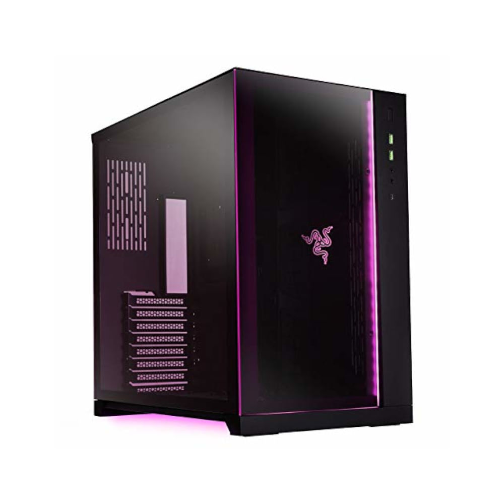 Gabinete ATX - Lian-Li Dynamic PC-O11 Razer Edition - Preto - waz