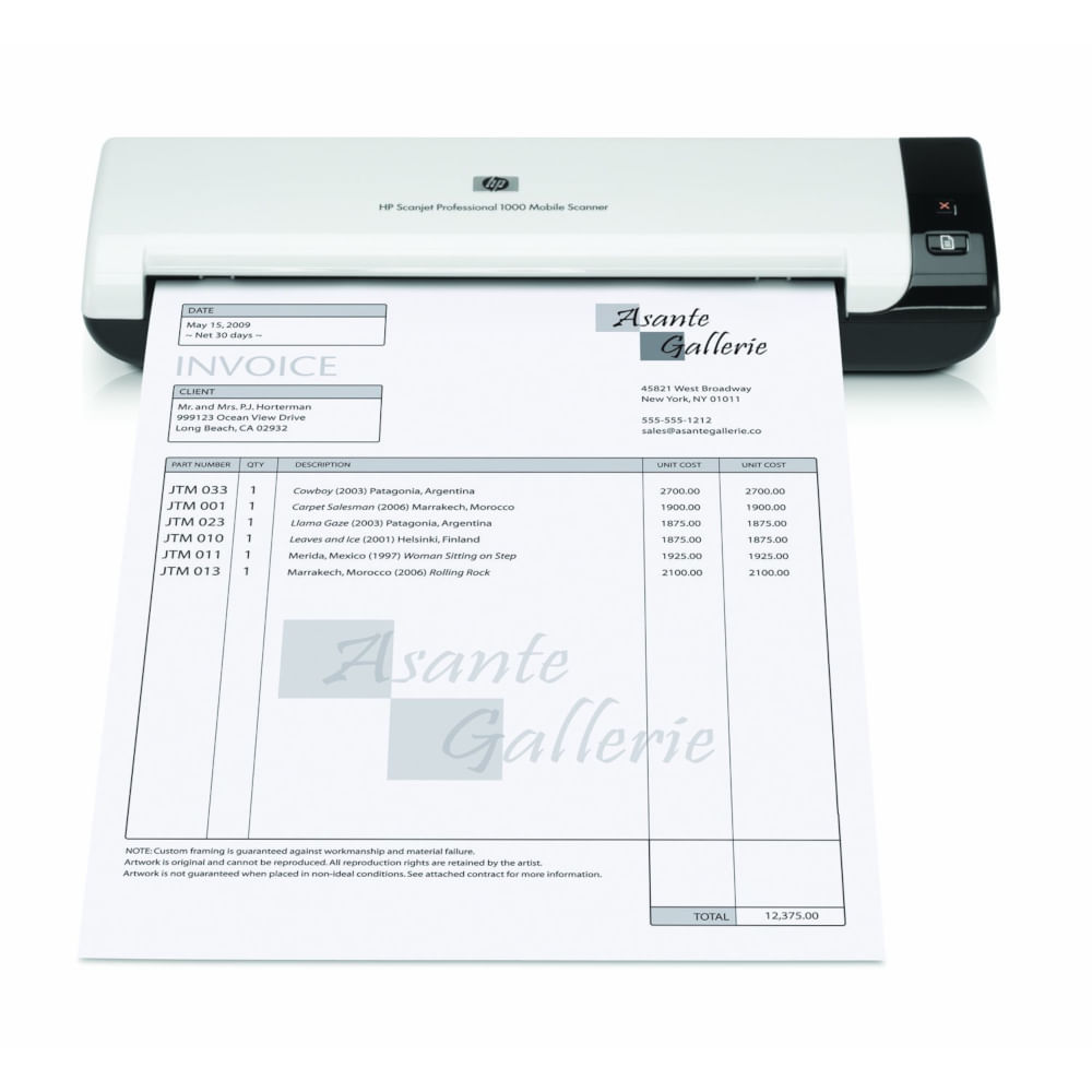 Scanner HP Scanjet Professional 1000 - mobile scanner L2722A - waz