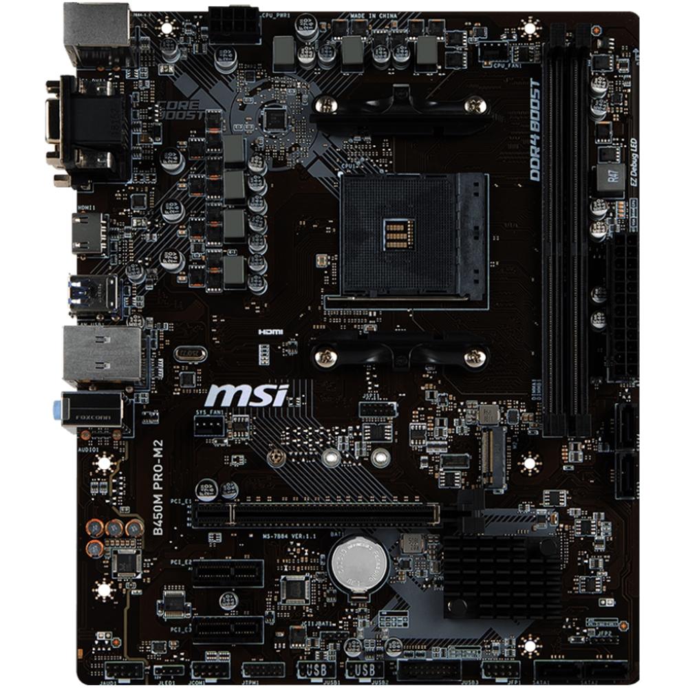 Placa mãe AM4 - MSI B450M PRO-M2 V2 - waz