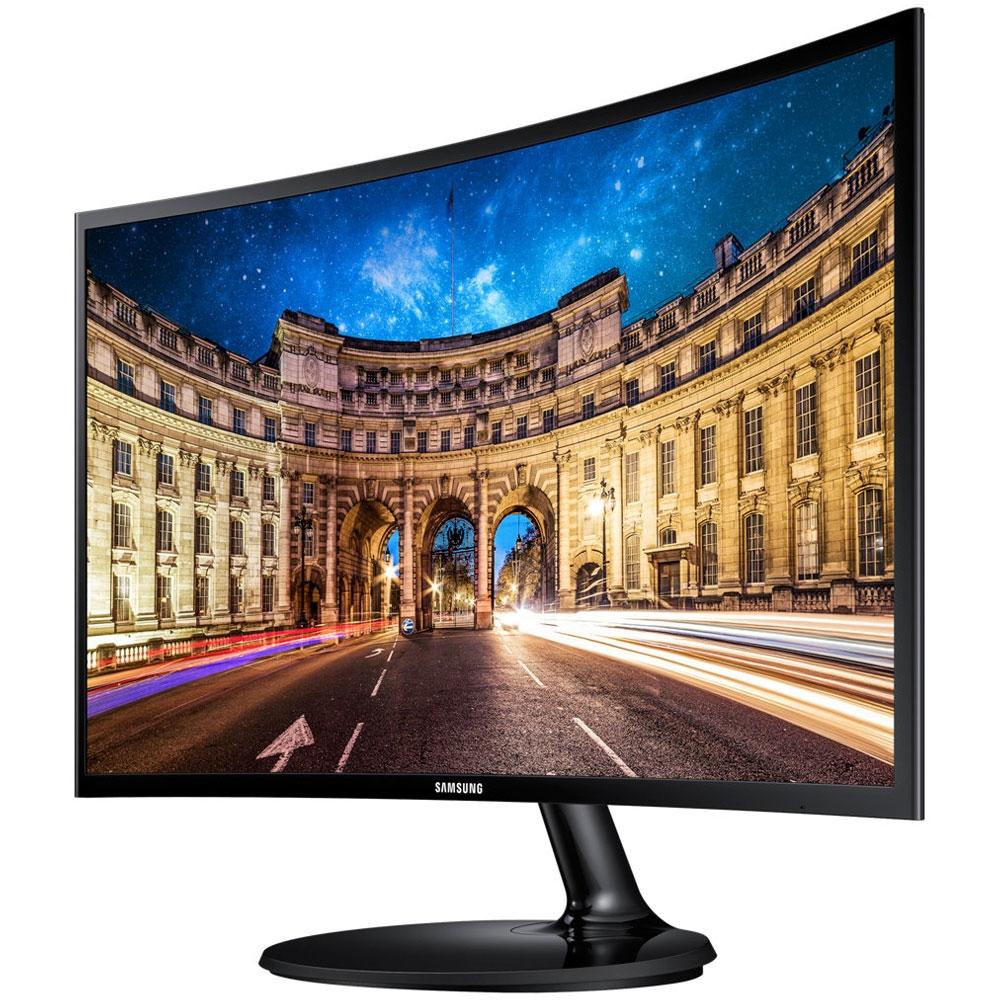 Monitor LED 24pol Samsung C24F390 (VA, Full HD, Curvo, HDMI, VGA, P2 ...