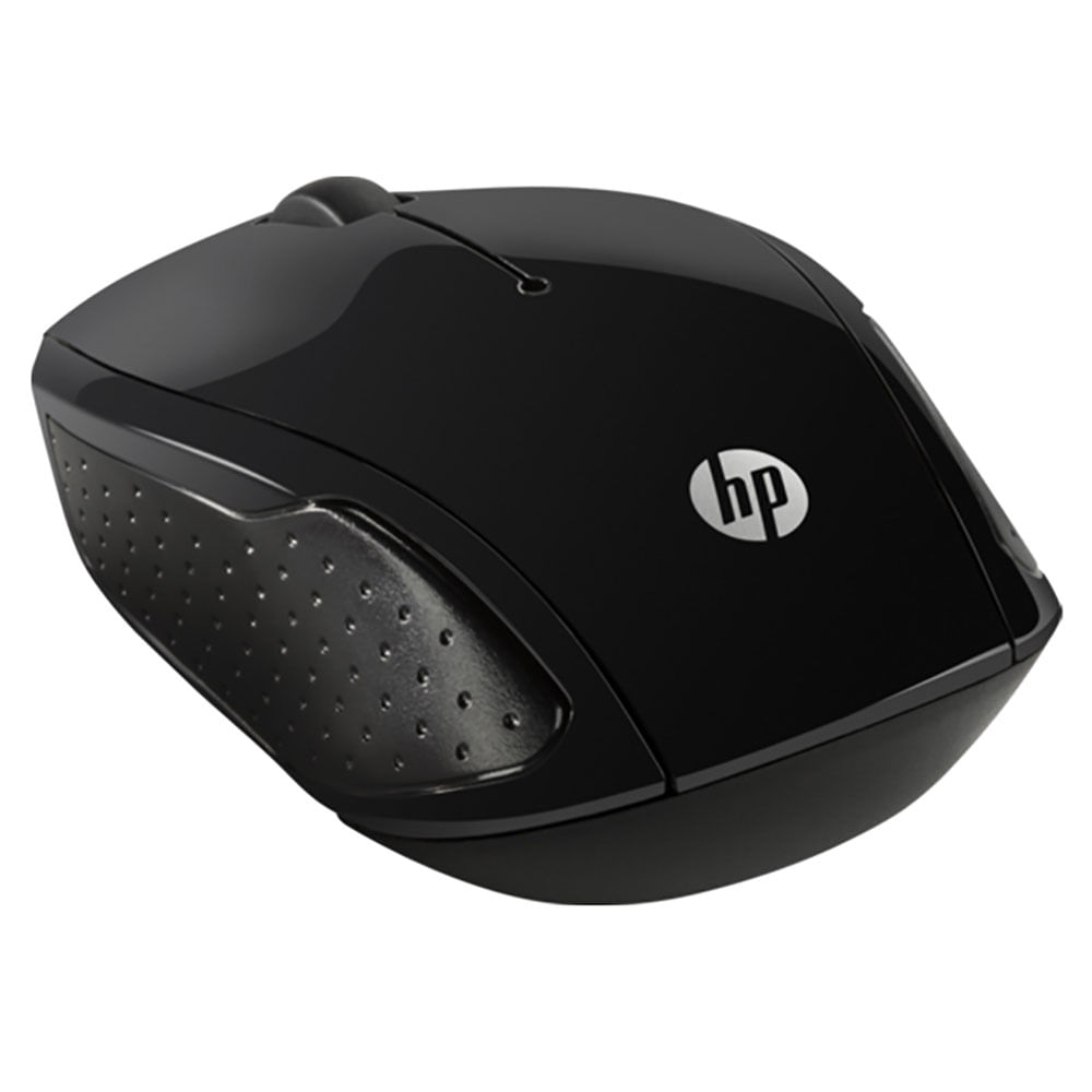 Mouse - Sem Fio - HP Wireless - Fil 200 - Preto - X6W31AA#ABL - waz