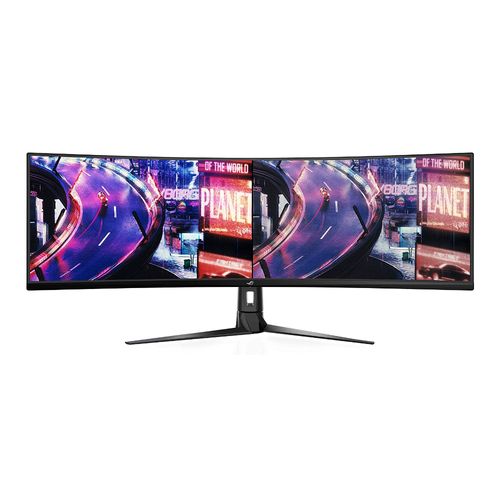 Monitor LED 49pol Asus ROG Strix XG49VQ Curvo Super Ultra-Wide Screen ...