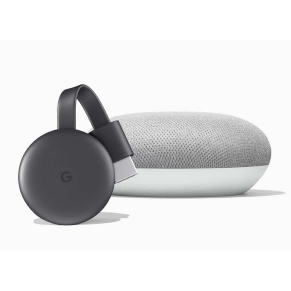 Player de mídia digital - Google Smart TV Kit: Google Home Mini ...