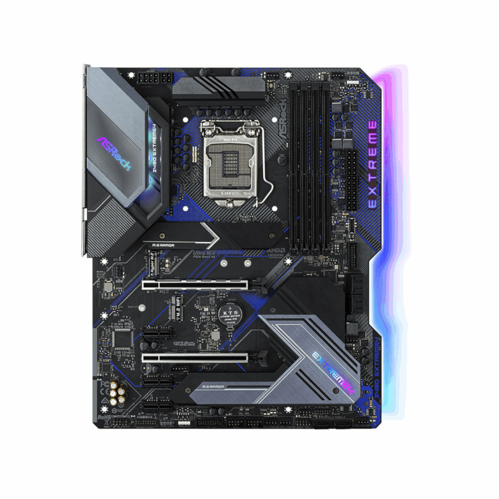 Placa mãe LGA 1200 - ASROCK Z490 EXTREME4 (ATX) - waz