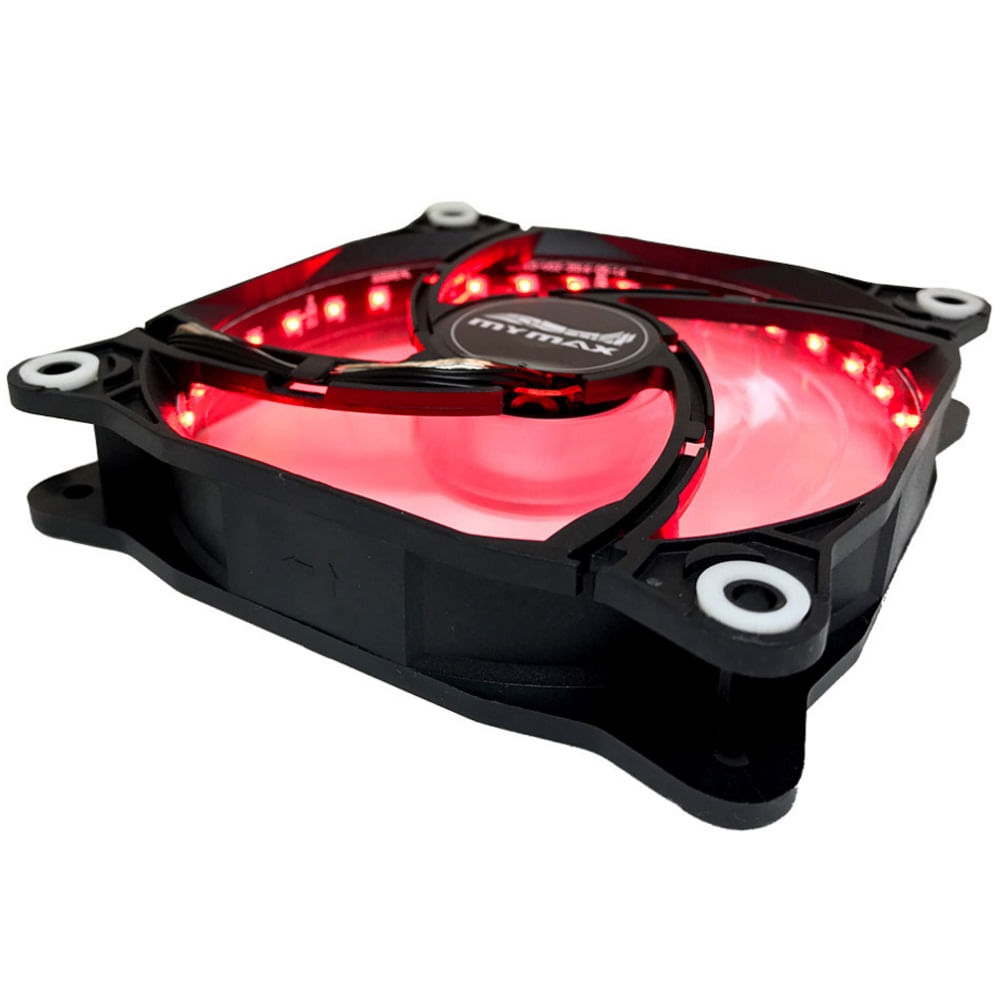 Cooler Gabinete - 12cm - Mymax Storm 2 - MYC/FC-12025-33/RD - Preto ...