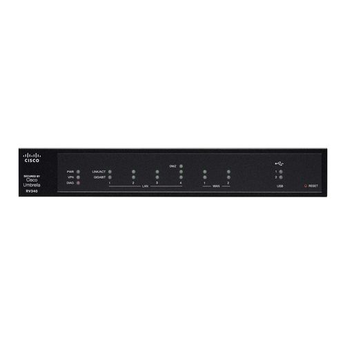 Roteador Cisco RV340-K9-NA Dual Gigabit WAN VPN (4x LAN, 2x WAN, 2x USB ...