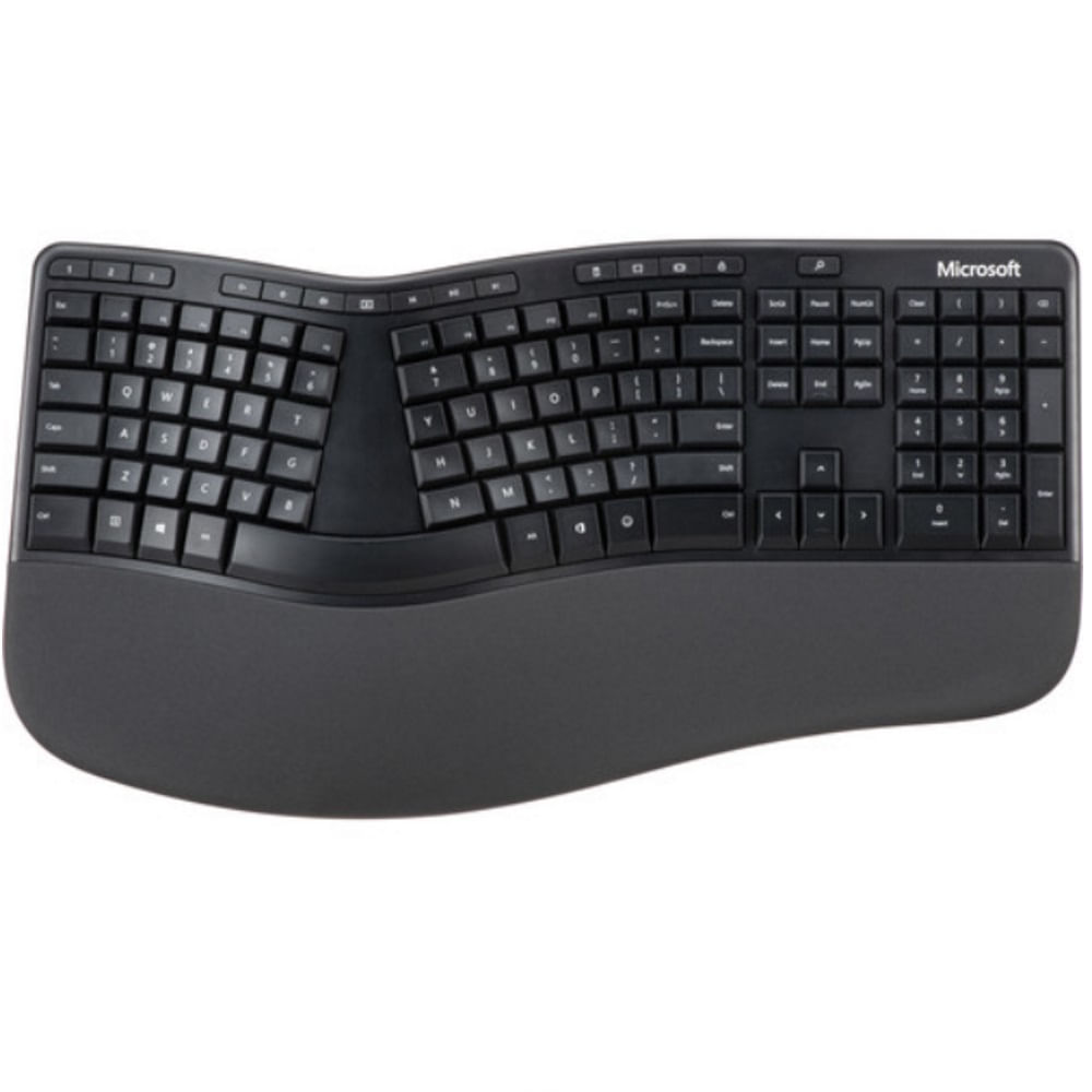 Teclado e Mouse - USB - Microsoft RJU-00001 - Preto - waz