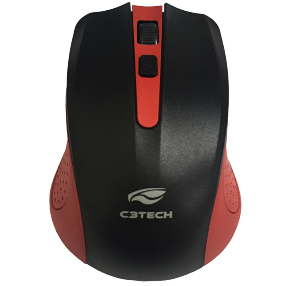 Mouse - Sem fio - C3 Tech - Vermelho - M-W20RD - waz