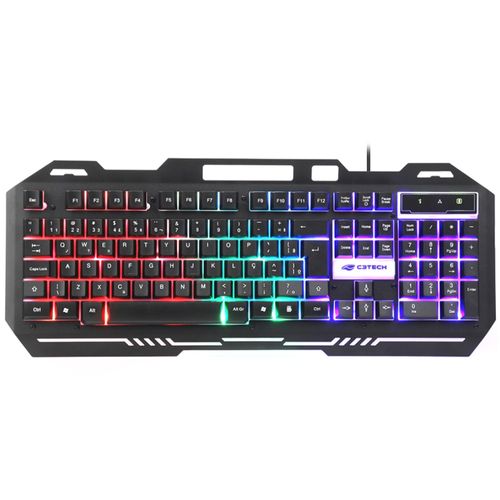 Teclado - USB - C3 Tech - Gamer - Preto - KG-40BK - waz