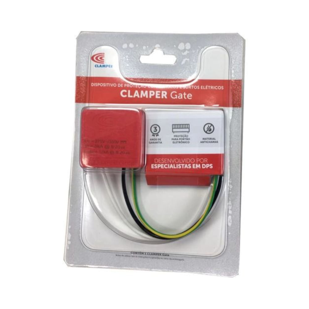 DPS - Portão eletrônico - Gate Bivolt - Clamper - 13938 - waz