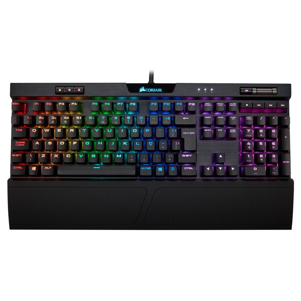 [waz] Teclado Mecânico Corsair K70 RGB MK.2 Swtich Chery MX Speed - R ...