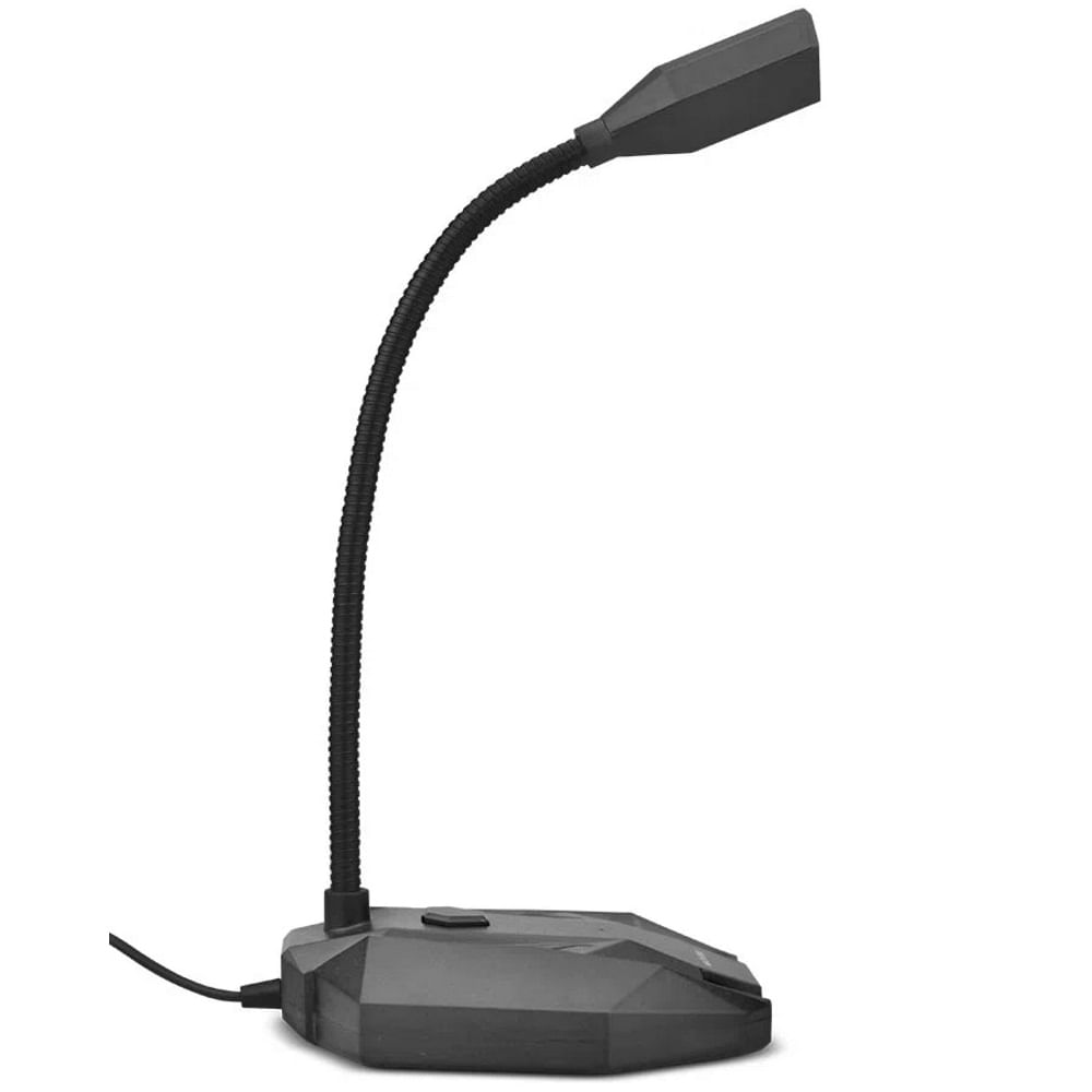 Microfone Gamer - USB - Multilaser Warrior - PH363- Preto - waz