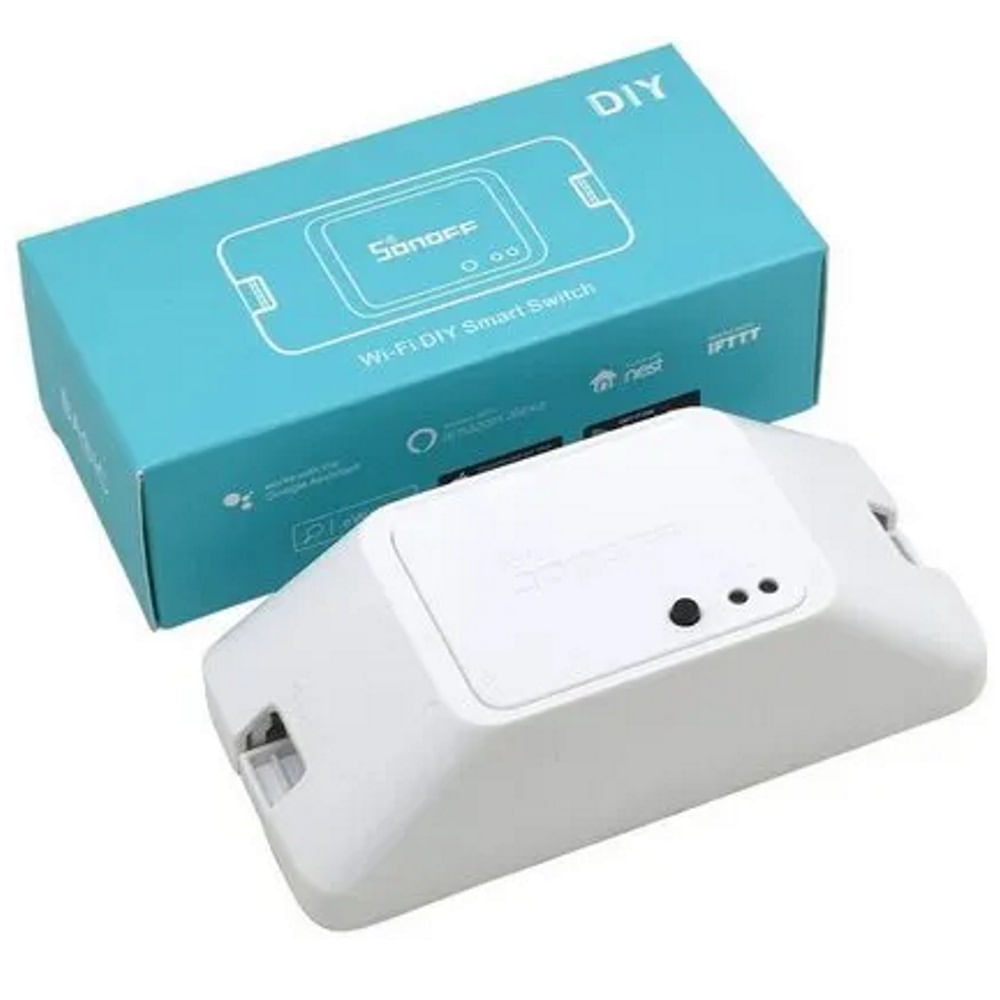 Interruptor Inteligente 1 Tecla - Wi-Fi - Sonoff Basic R3 - SOOINTIBASICR3 - waz