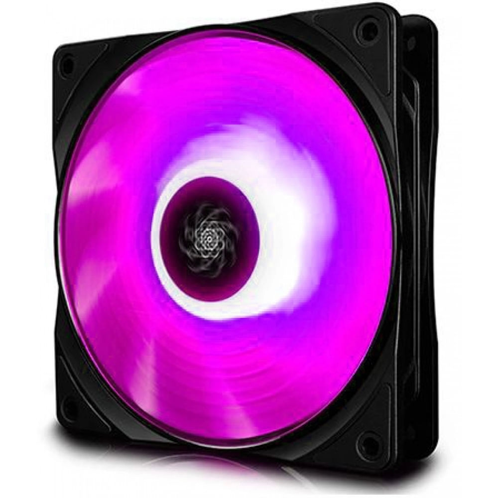 Cooler Gabinete 120mm Deepcool RF 120 RGB (1x Fan) - DP-FRGB-RF120-1C - waz
