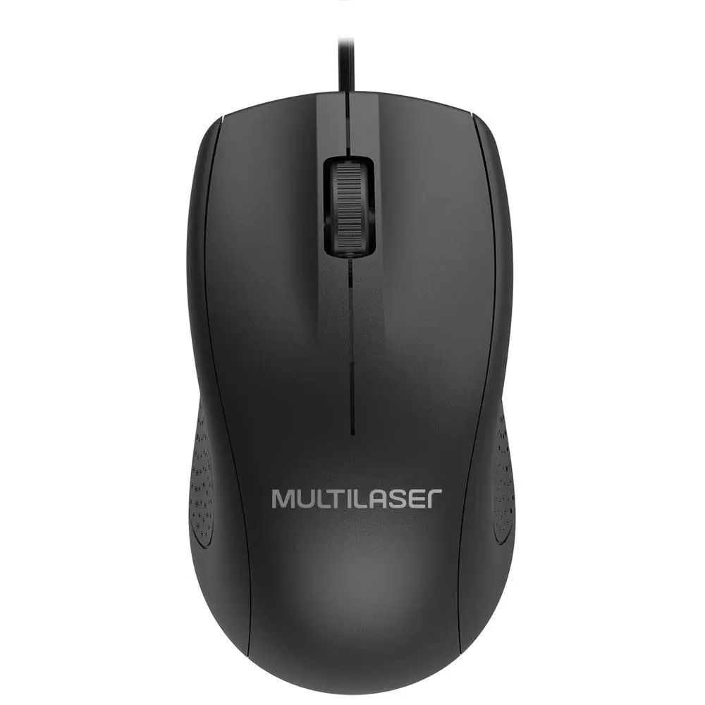 Mouse - USB - Multilaser - MO308- Preto - waz