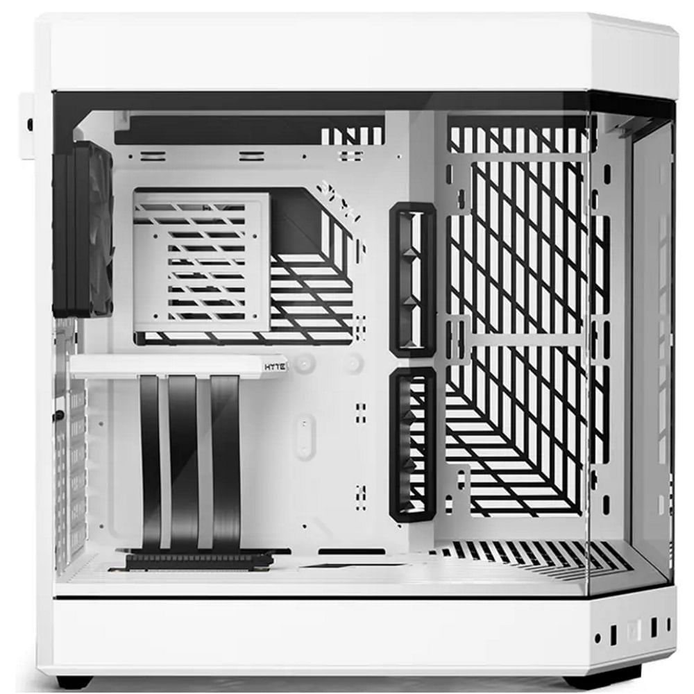 Gabinete ATX - HYTE Y60 Snow White - CS-HYTE-Y60-WW - waz