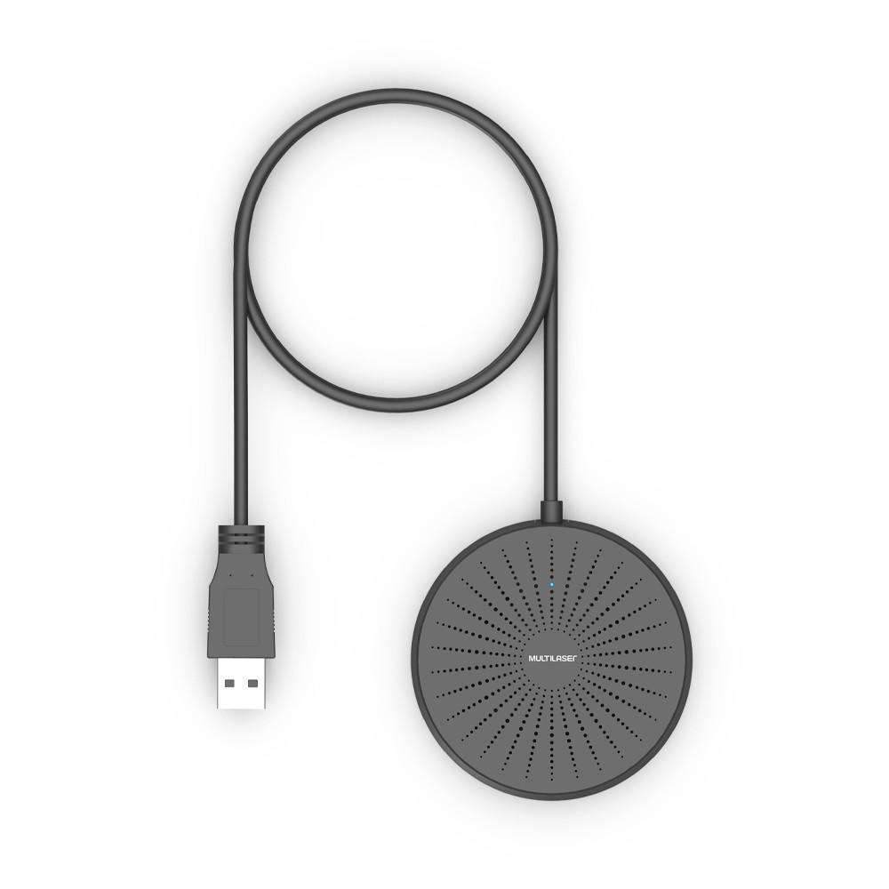 Microfone Gamer - USB - Multilaser Conference Omnidirecional - PH361 ...