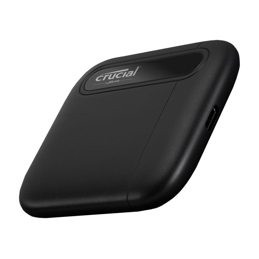 SSD Externo - USB 3.2 - 500GB - Crucial X6 - CT500X6SSD9 - waz