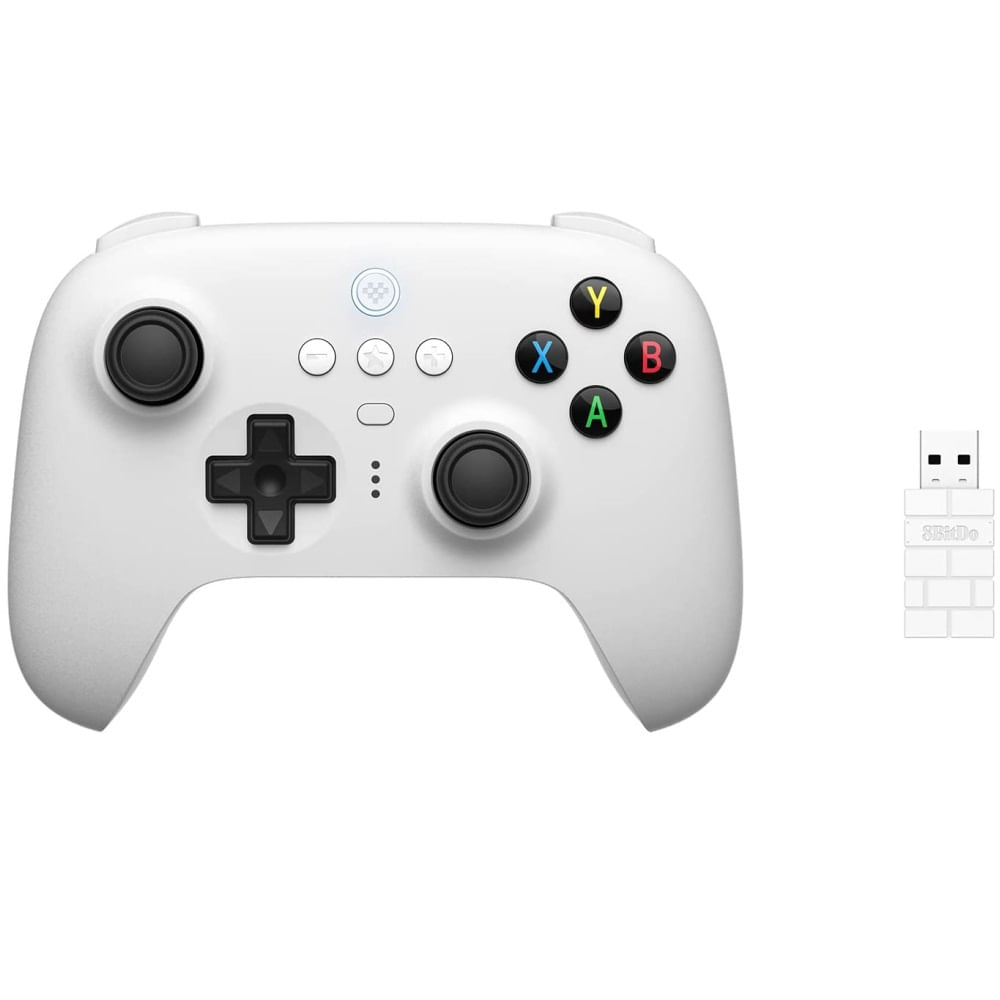 Controle Wireless 8BitDo - Ultimate (Branco) - 81HA01 - waz