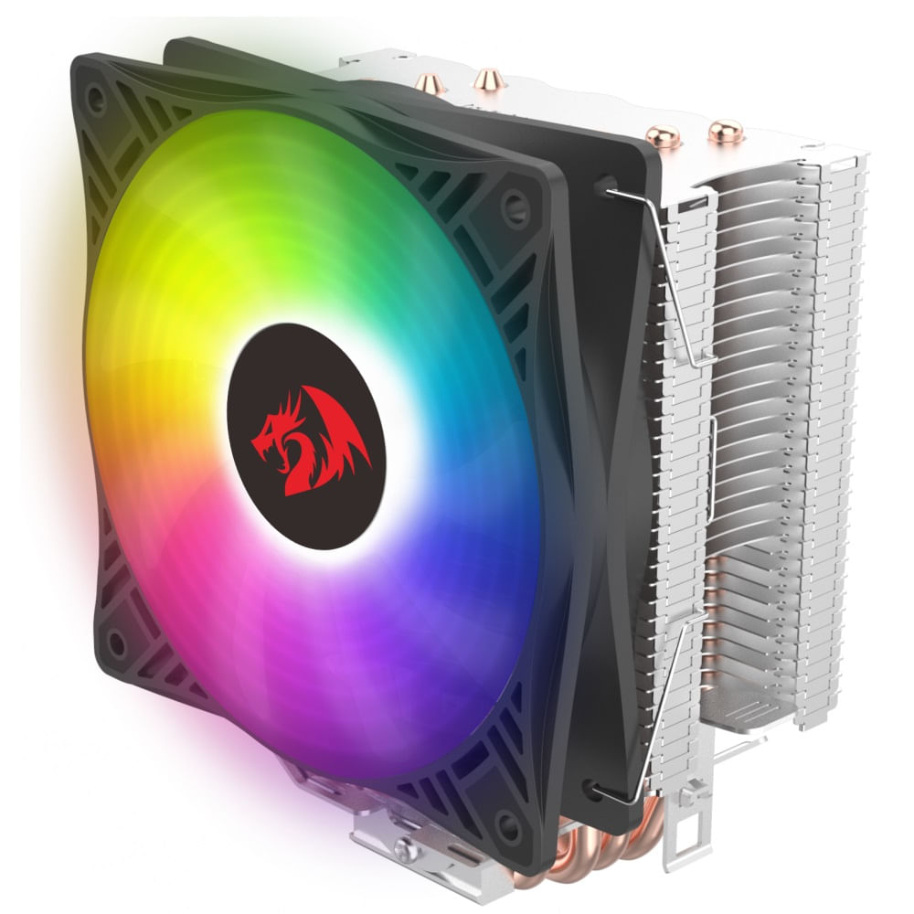 Cooler p/ Processador (CPU) 120mm - Redragon Agent - CC-2011 (LED ...