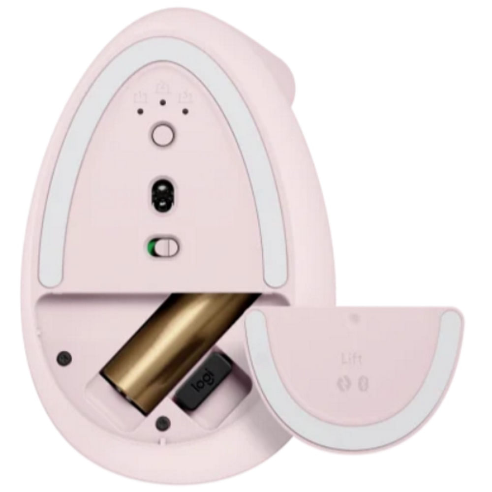 Mouse Sem fio - Logitech Lift Ergo Wireless - Rosa - 910-006478 - waz