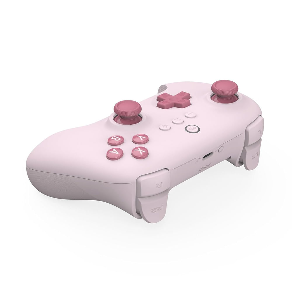 Controle Bluetooth para Nintendo Switch 8BitDo - Ultimate C (Rosa ...