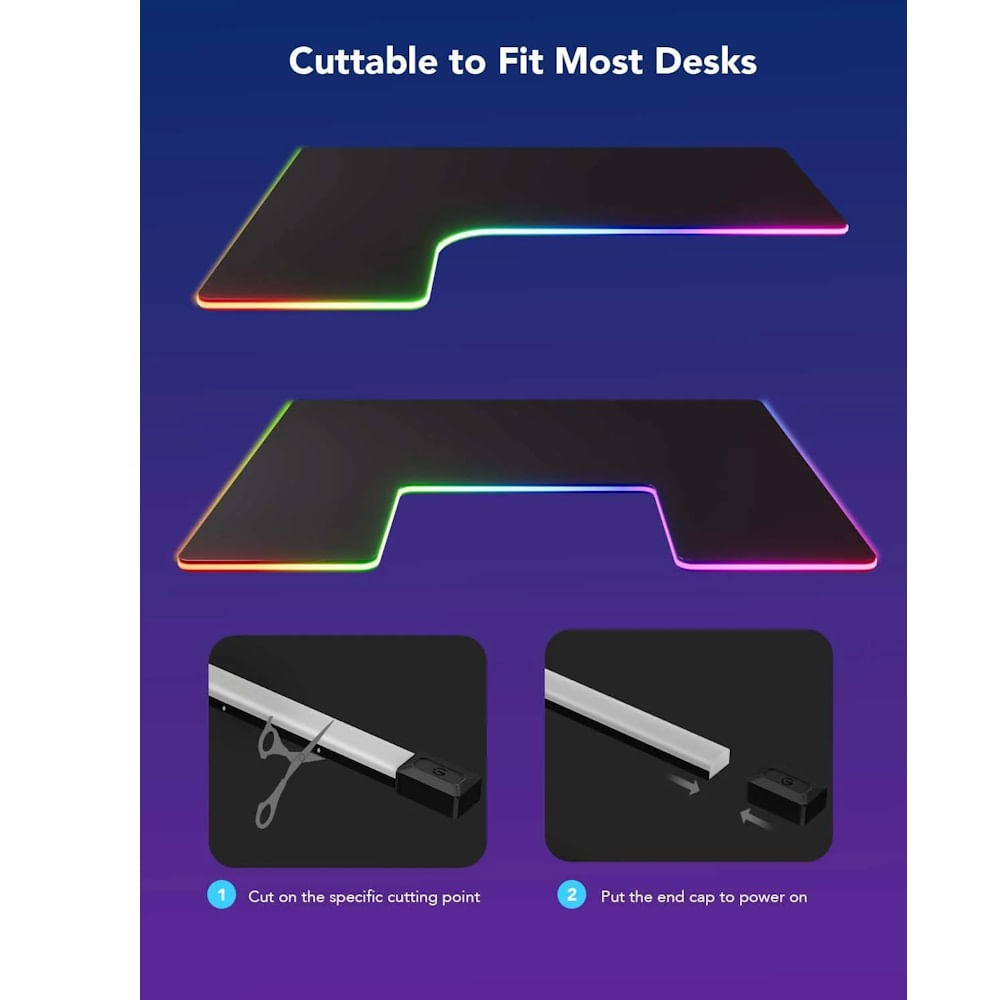 Fita de LED Govee RGBIC LED Neon Rope Lights 3m - H61C3 - waz